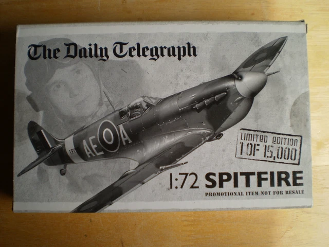 REVELL 'THE DAILY Telegraph' 1/72 Supermarine Spitfire Model Kit ...