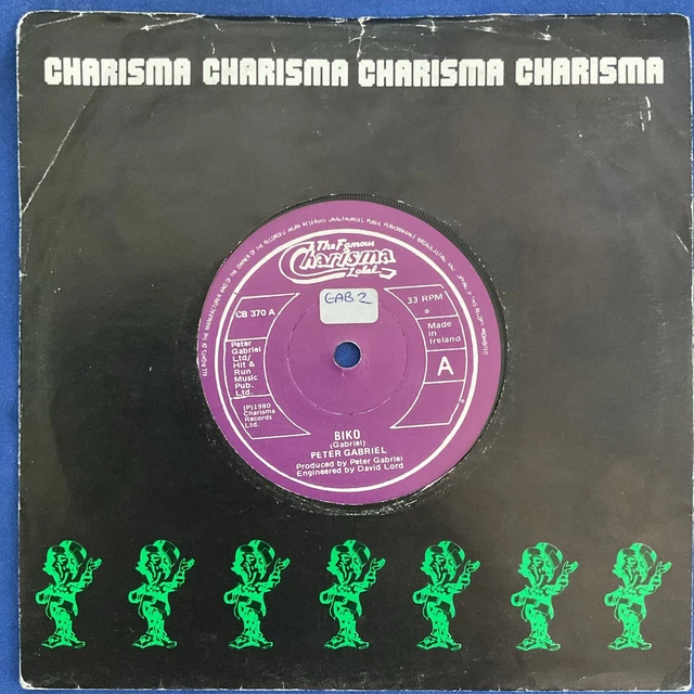 PETER GABRIEL - Biko - 1980 Charisma - Irish Pressing 33Rpm £1.45 ...