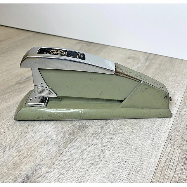 VINTAGE CELCO EXECUTIVE Stapler 100 Australia 1950s Rare Heavy Duty ...