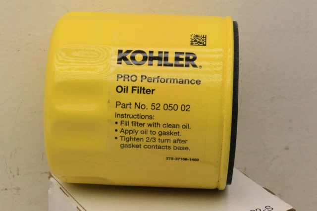 GENUINE OEM KOHLER Command Pro Courage Pro Performance Oil Filter 52 ...