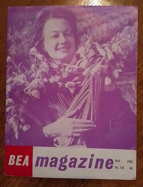 VINTAGE AIRLINE 1962 BEA British European Airways Magazine £5.00 ...