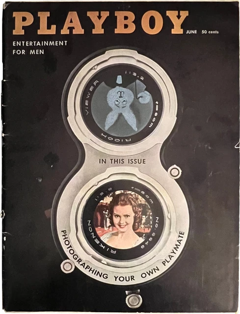 JUNE 1958 PLAYBOY Magazine with Centerfold £23.57 - PicClick UK