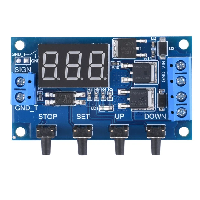 DC 5V-36V TRIGGER Cycle Timer Delay Relay Switch Circuit Module MOS ...