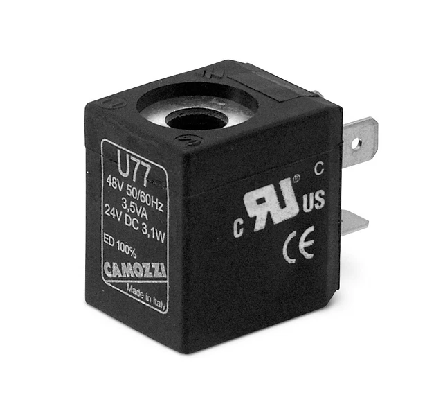 CAMOZZI U77 SOLENOID Coil 24V Dc 48V Ac Pps 22X22 EUR 24,58 - PicClick IT
