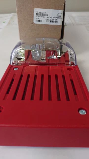 SIMPLEX 4906-9128 TRUEALERT Non-Addressable Multi-Candela Horn Strobe ...