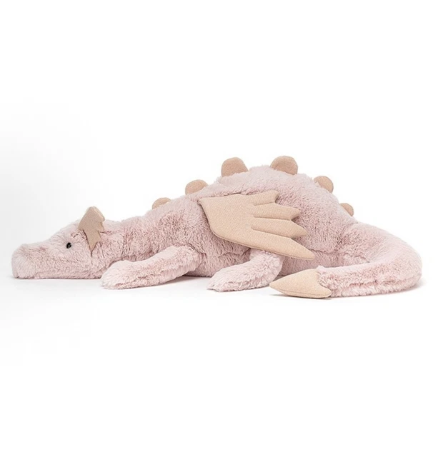 JELLYCAT MYTHICAL ANIMAL Series Pink Rose Little Dragon Doll Plush Toy ...