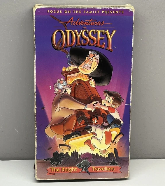 ADVENTURES IN ODYSSEY VHS Video Tape Knight Travellers Christian GOD ...
