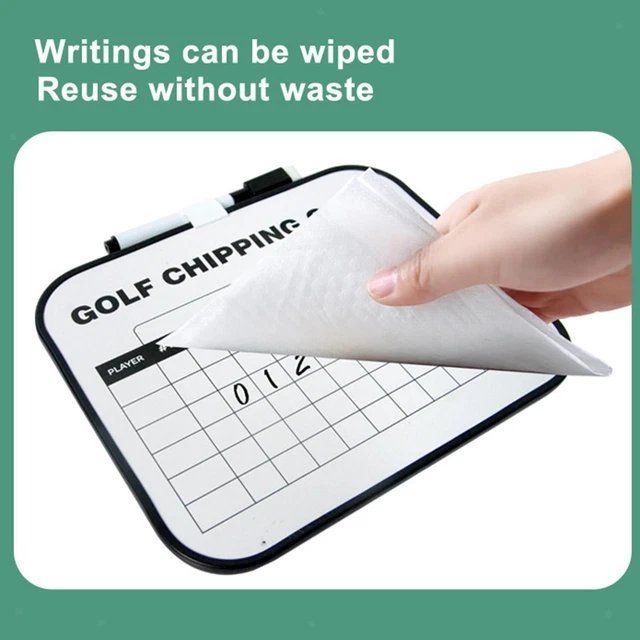 ERASABLE GOLF SCORECARD Data Record Board for Coaching Golf Game $22.61 ...