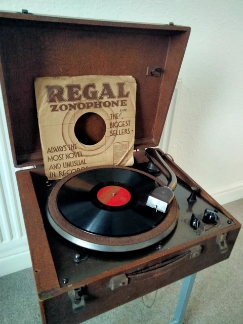 VINTAGE RECORD PLAYER 1940s For Restoration Part Working £9.99 ...