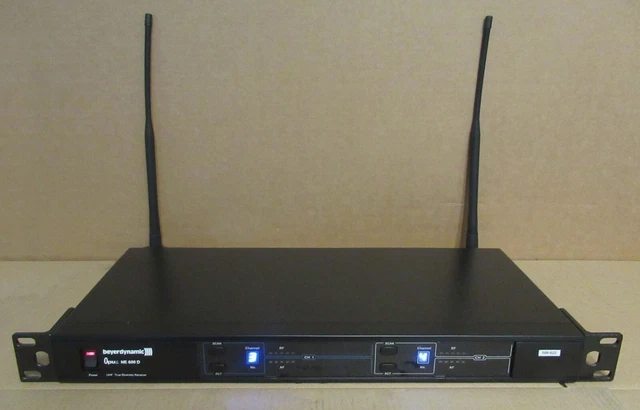 BEYERDYNAMIC NE 600 D Dual-Channel 16 UHF Frequency True Diversity Receiver EUR 82,50 - PicClick IT