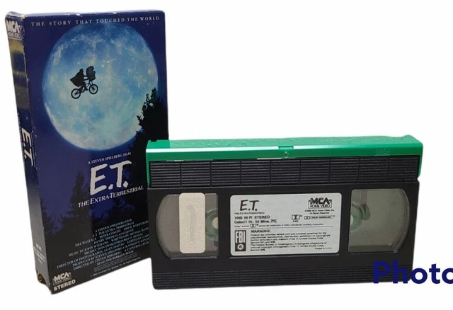 ET VHS VTG 1988 MCA Video The Extra-Terrestrial Movie E.T. - NO BARCODE ...