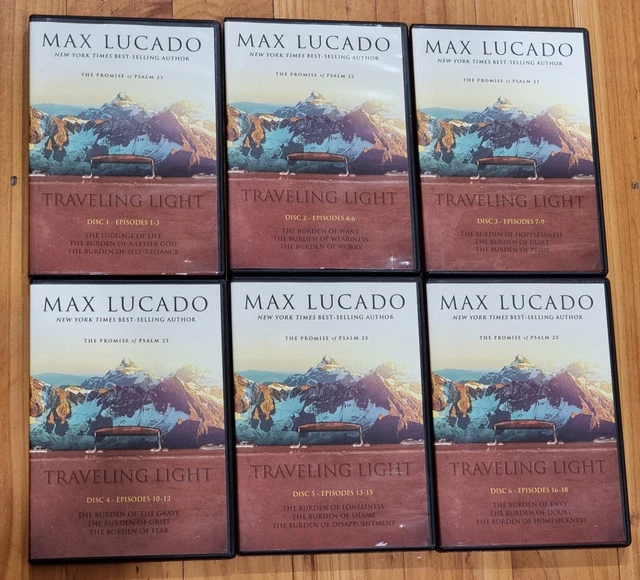 MAX LUCADO TRAVELING Light DVD (6 discs) All Regions | The Promise of ...