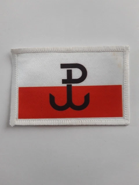 WW2 FLAG OF the Polish Resistance Army 3" Iron Or Sew On Patch Badge Poland £4.95 - PicClick UK