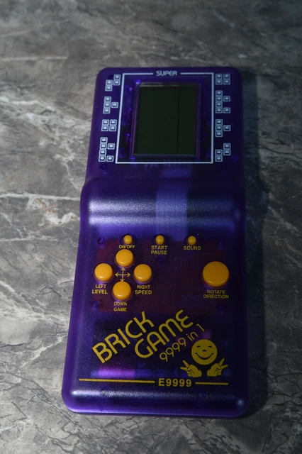 BRICK GAME - 9999 In 1 - Purple - Perfect working order £5.00 - PicClick UK
