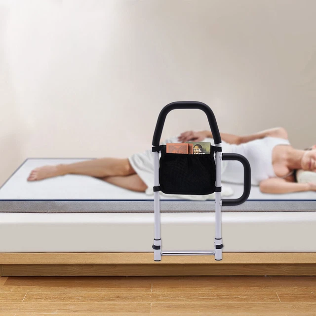 BED RAILS MEDICAL Bed Assist Safety Handle Rail Grab Bar For Elderly ...