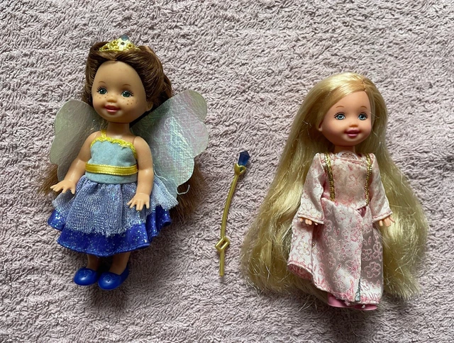 BARBIE VIDEO GIFTSET Shelly Kelly Princess Prinzessin Fairy Fee Chelsie ...