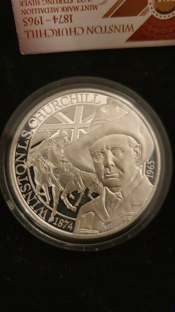 1 OZ SILVER Coin. Silver Proof Coin With COA. £83.89 - PicClick UK