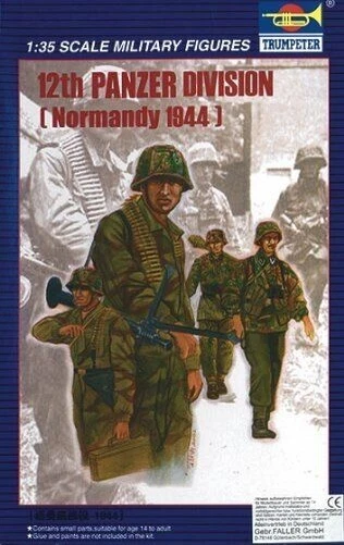 WWII 12TH PANZER Division (Normandy 1944) Plastique Kit 1:3 5 Model ...