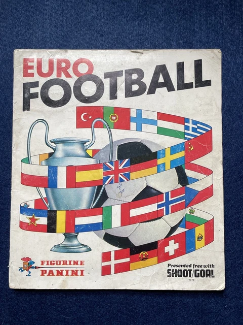 PANINI EURO 76/77 Euro Football Sticker Album 100% complete Shoot ...
