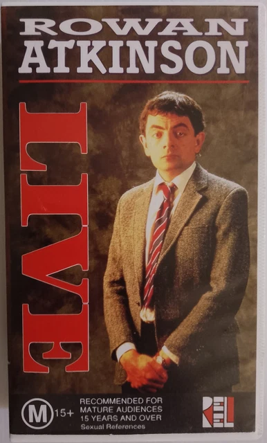 ROWAN ATKINSON LIVE VHS PAL Video REEL Primetime 13826 Stand Up Comedy ...