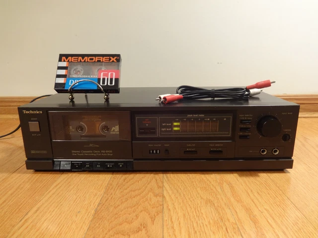 TECHNICS RS-B105 STEREO Cassette Tape Deck 1986 Japan TESTED 100% Works ...