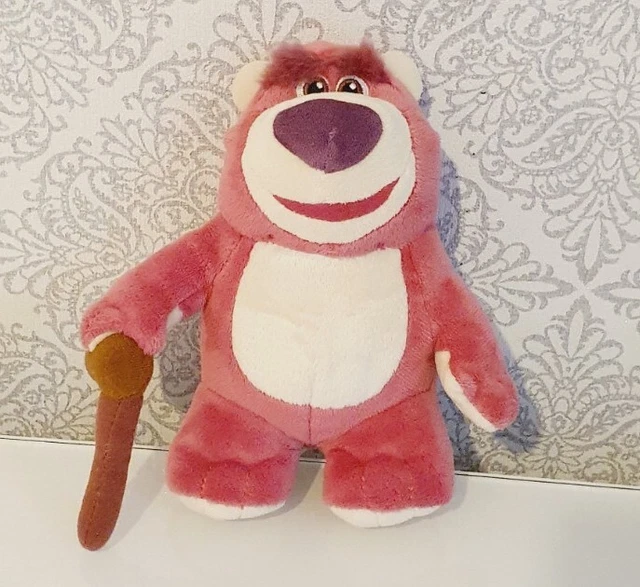 IMMACULATE DISNEY PIXAR Lotso Bear With Walking Stick Toy Story Plush 7 ...