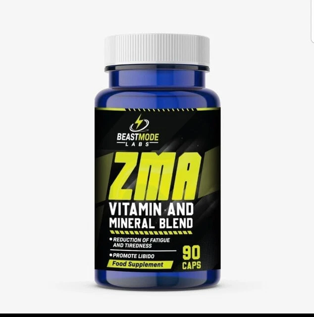ZMA MUSCLE RECOVERY and Sleep Support Supplement with Zinc, Magnesium ...