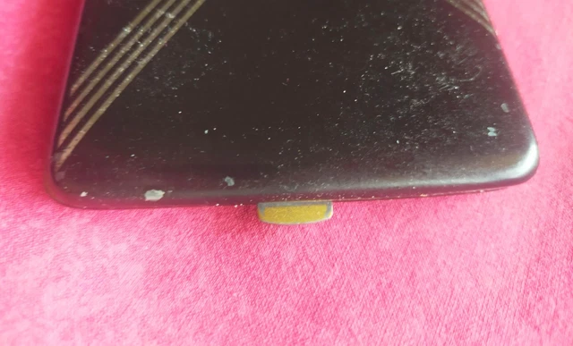 BEL ÉTUI À Cigarettes en métal laqué noir art-déco d'époque en TBE EUR ...