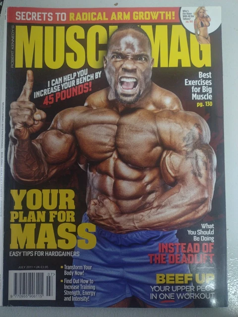 MUSCLEMAG INTERNATIONAL MAGAZINE July 2011 Vg £5.99 - PicClick UK