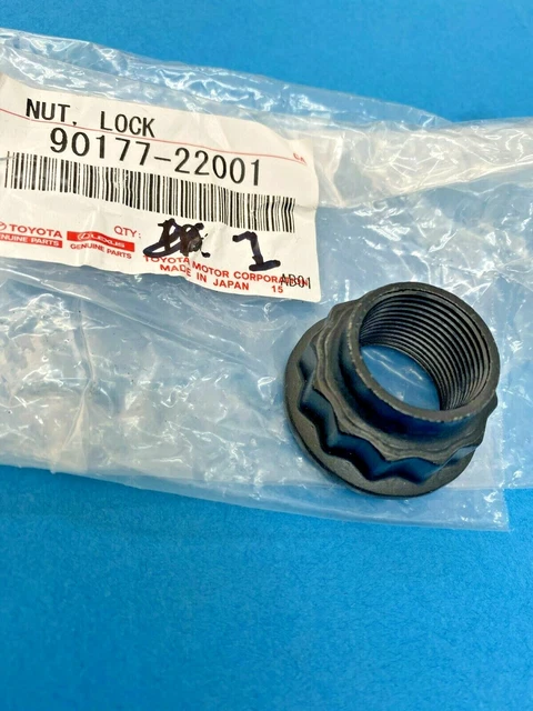 1 PC GENUINE TOYOTA LEXUS (20-21)MODELS Nut (For Front Axle Shaft LH ...