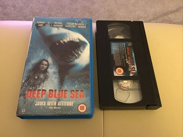 DEEP BLUE SEA - VHS Cassette Movie Video Tape VGC 1999 £9.02 - PicClick UK