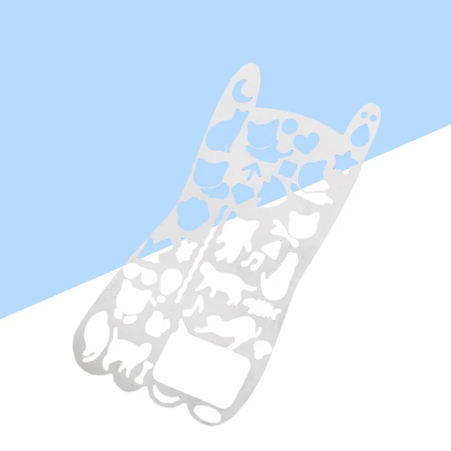 DRAWING RULER TEMPLATES Hollow Painting Graphics Stencils Templates for ...