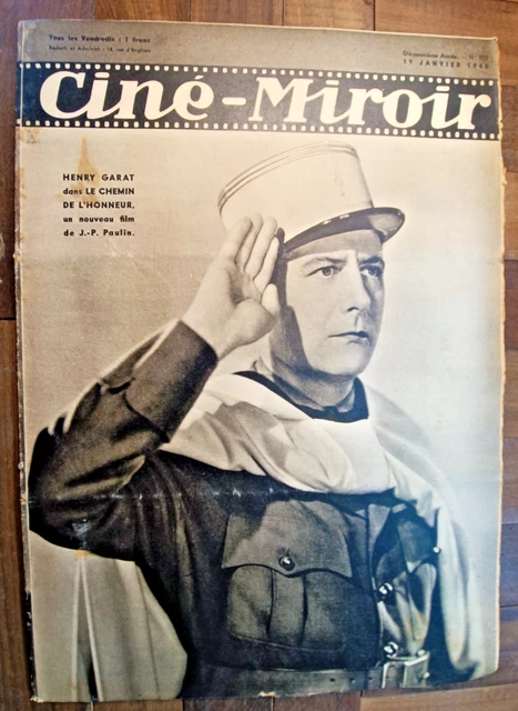 1940 FRANCE, REVUE D'Avant-Guerre Cine-Miroir En Harry Garat-Rif.12 EUR ...