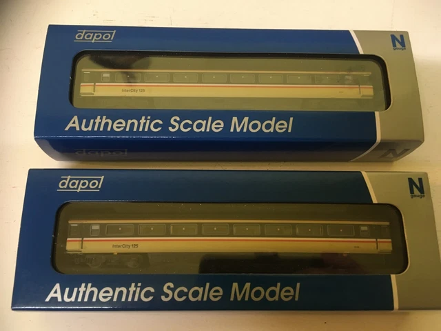 LOT..684X....N GAUGE DAPOL MK3 INTERCITY 125 EXECUTIVE X 2....12061 / ...