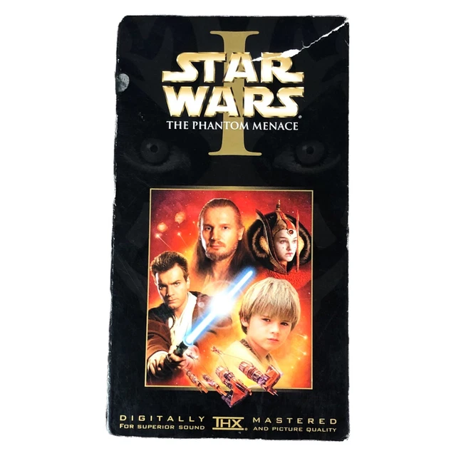 LUCASFILM STAR WARS Episode 1 The Phantom Menace VHS Tape £2.67 ...