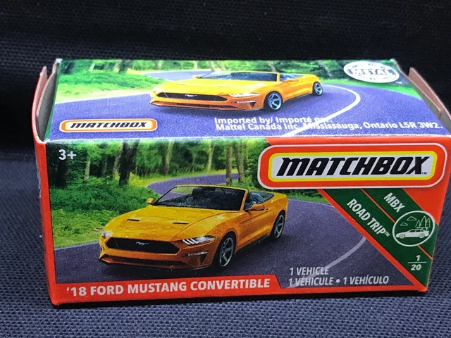 MATCHBOX FORD MUSTANG Convertible Collectable Scale 1:64 (unopened) EUR ...