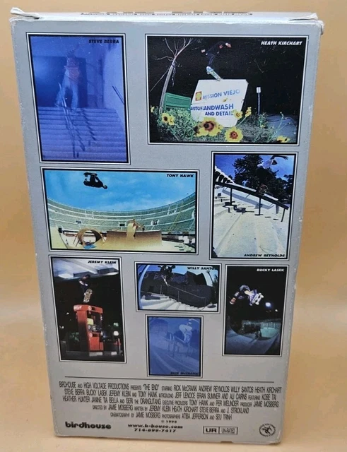 THE END VHS Birdhouse Skateboard Video, 1998, White VHS £35.50 ...