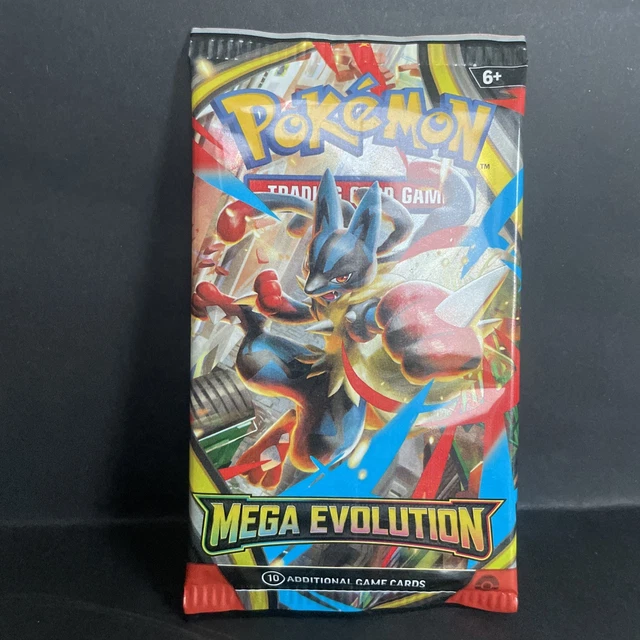 POKÉMON TCG MEGA EVOLUTION Single Booster Pack New Sealed English £7.50 ...