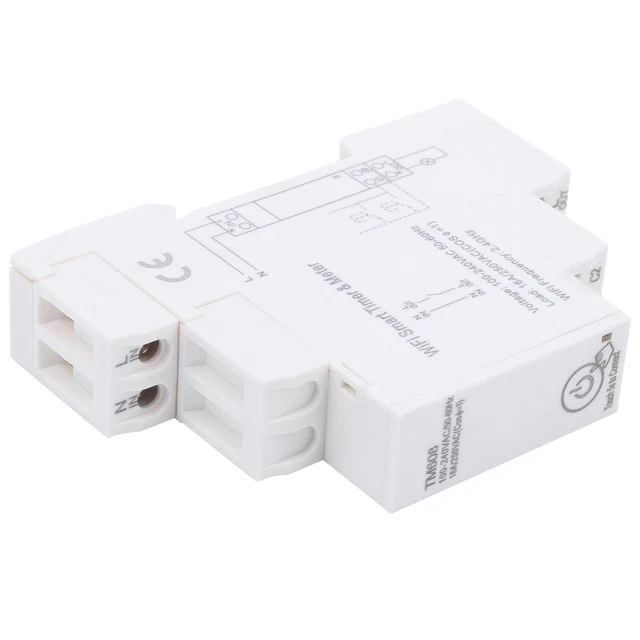 TM608 SMART TIMER Meter 2.4GHz WiFi Single Phase Energy Meter 16A 100 ...