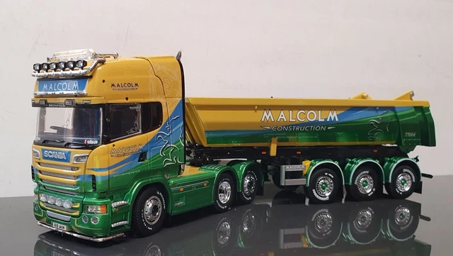 TEKNO SCANIA R Topline & Tipper - Malcolm Construction 1:50 Scale £322. ...