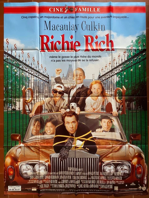 AFFICHE RICHIE RICH Donald PETRIE Macaulay CULKIN Jonathan HYDE ...