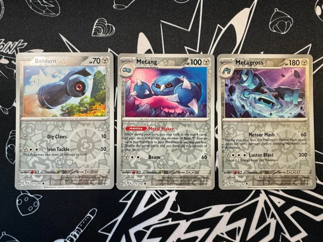 POKEMON JCG FORCES Temporales Metagross 115/162 Evolution Line ...