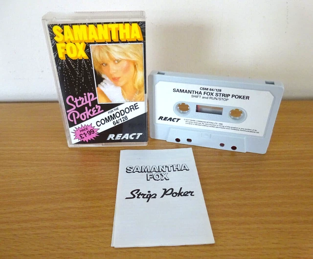 SAMANTHA FOX STRIP Poker C64 Commodore 64 128 Game EUR 22,54 - PicClick DE