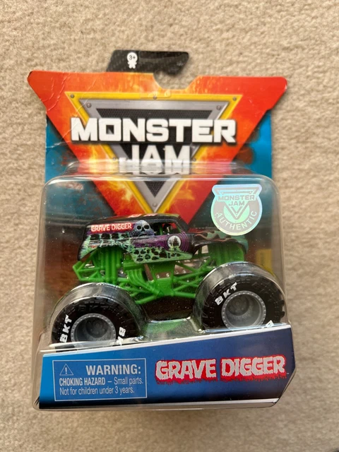 MONSTER JAM GRAVE Digger Series 9 Authentic Monster Truck 1:64 Scale ...