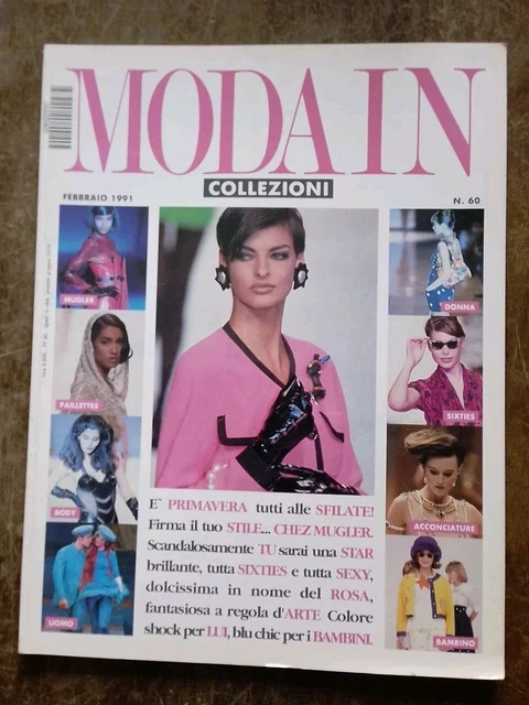 MODA IN, RIVISTA mensile n.60 di Febbraio 1991 EUR 40,00 - PicClick IT