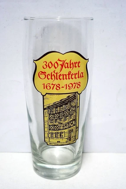BIERGLAS ECHT SCHLENKERLA zum 300-jährigen Jubiläum 1978. Brauerei in Bamberg EUR 10,00 ...