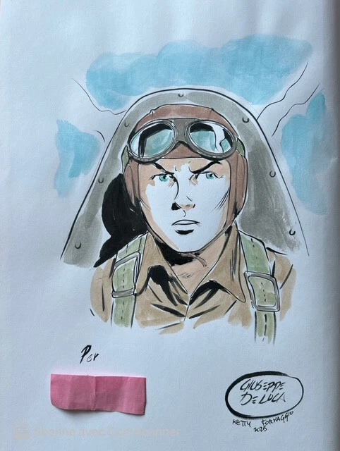 BUCK DANNY ORIGINES Air Race Pilot 1 EO NEUF - DEDICACE Couleur DE LUCA ...