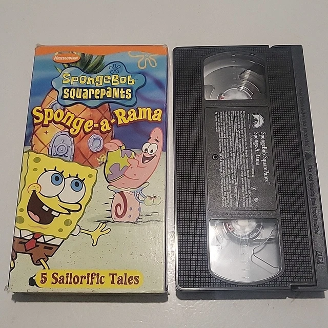 SPONGEBOB SQUAREPANTS SPONGE-A-RAMA VHS (2003) $15.85 - PicClick CA