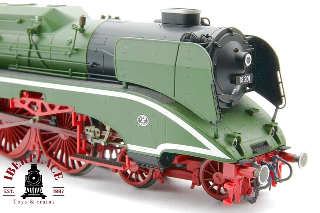 1:87 DC ROCO Digital Dampflok DR 18 201 mit Sound H0 Spur ho Modellbau ...