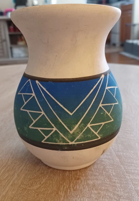 VINTAGE SIOUX POTTERY Vase Artist Signed SPRC SD Native American £26.65 ...